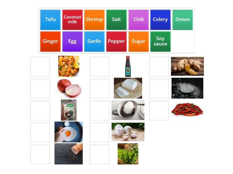 Ingredients - Match up