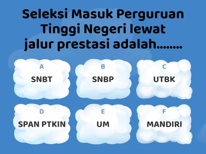 JALUR MASUK PTN - Quiz