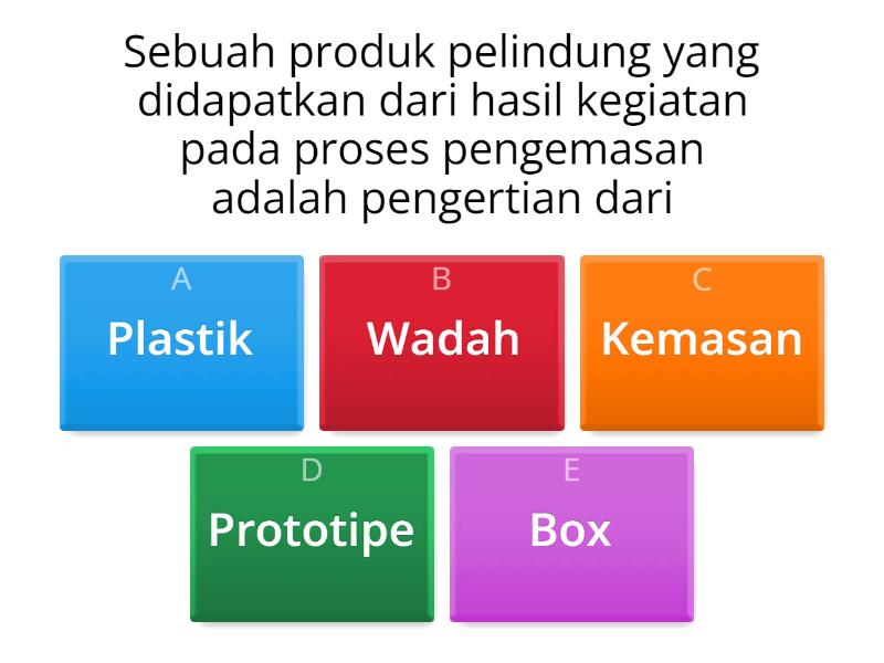 Prototipe dan Kemasan - Quiz
