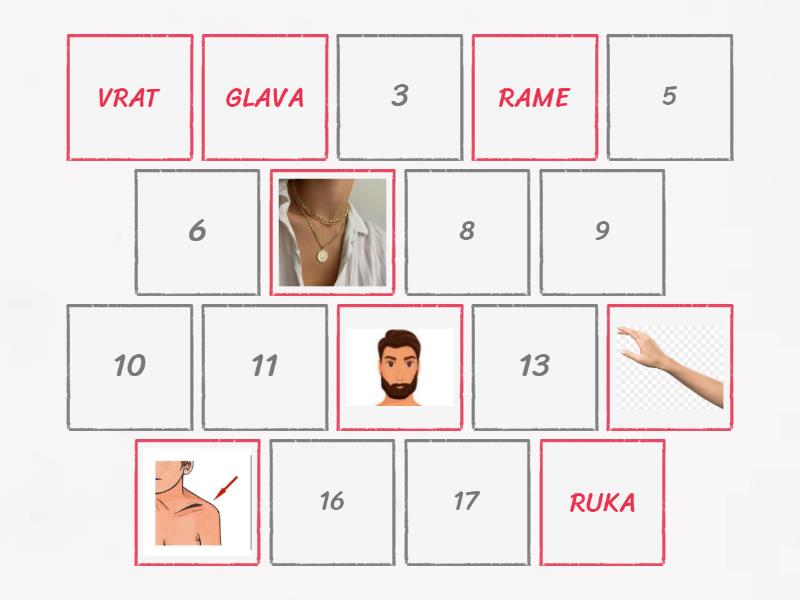 Delovi tela - Matching pairs