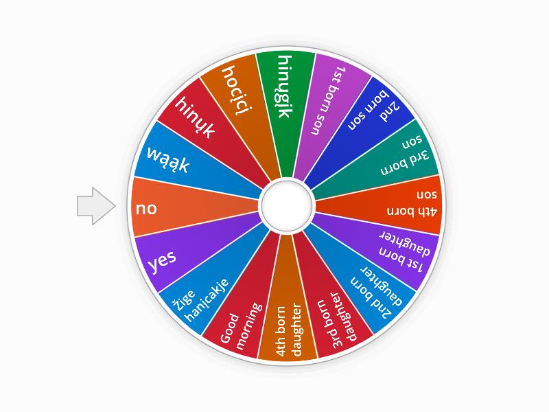 Birth Order and Male-female-boy-girl - Spin the wheel