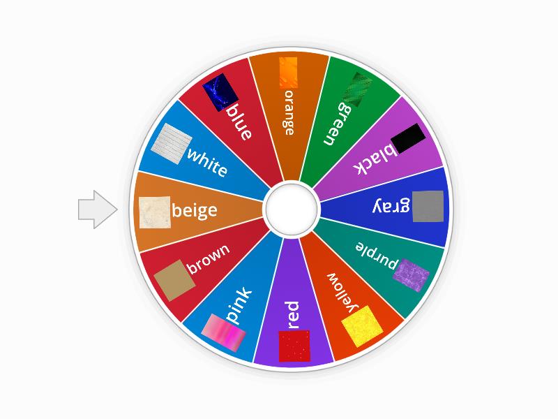 colors - Spin the wheel