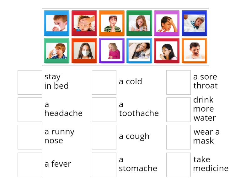 Ready 6B unit 3 vocabs - Match up