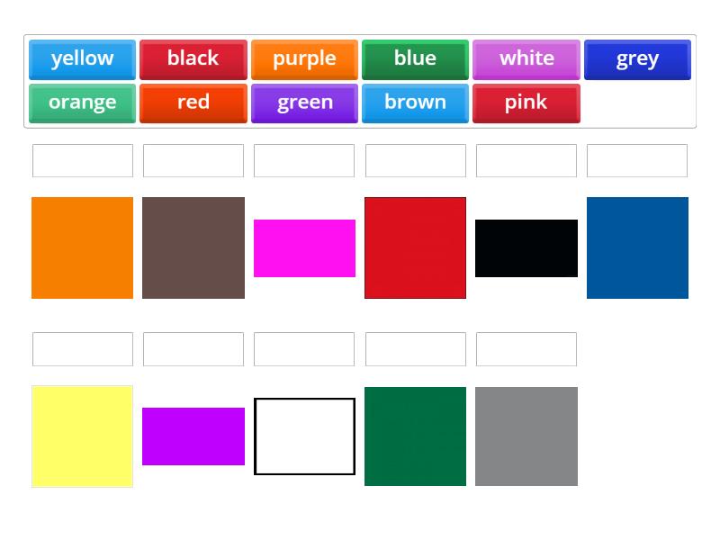 colours - Match up