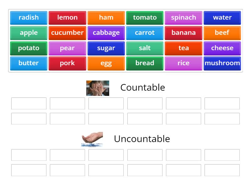 Countable or Uncountable 1 - Group sort