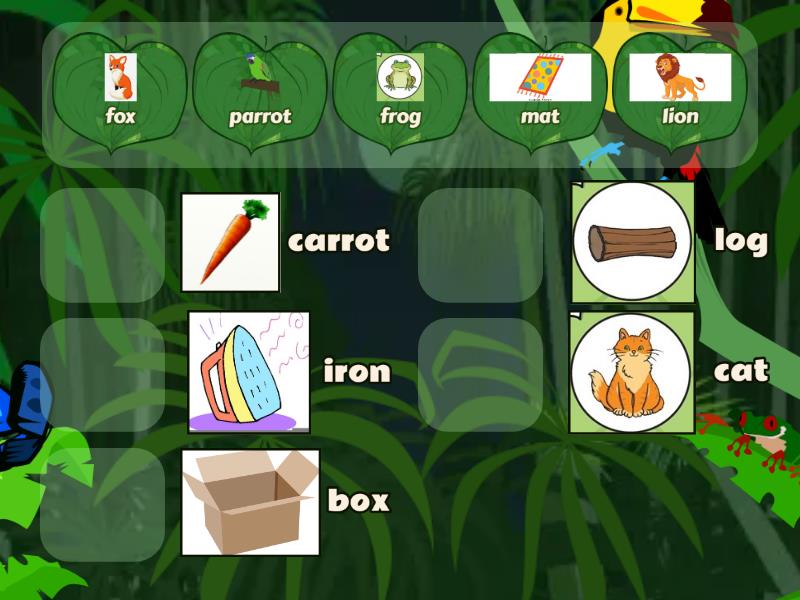 Rhyming words_lily pads (Oi Frog) - Match up