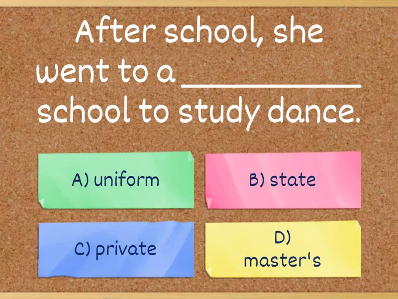 ACPB-B10-EDUCATIONVOCABULARY - Quiz