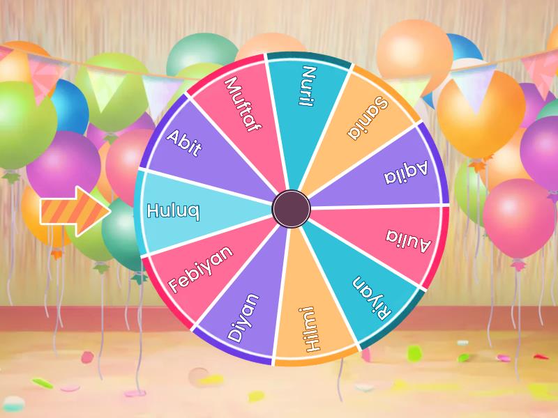Roda Berputar Nama Siswa - Spin the wheel