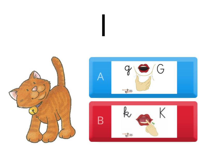 SANTI DISCRIMINACION FONEMA /K/ y /G/ - Quiz