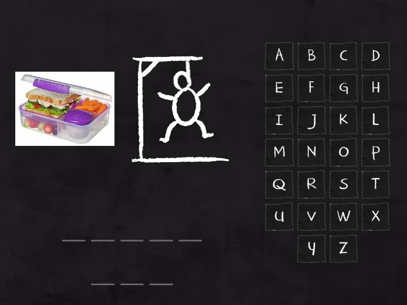FF1 unit 9 lunch box - Hangman