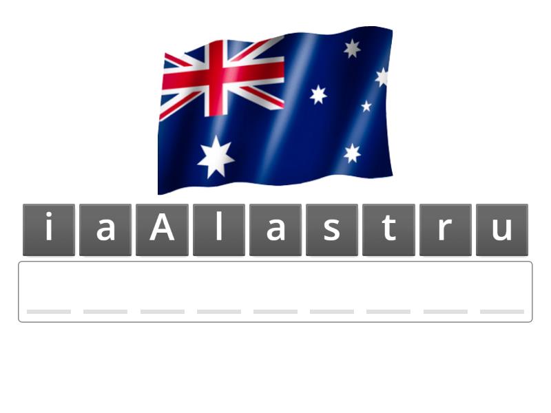 #E1- lesson 3 - Countries - Anagram