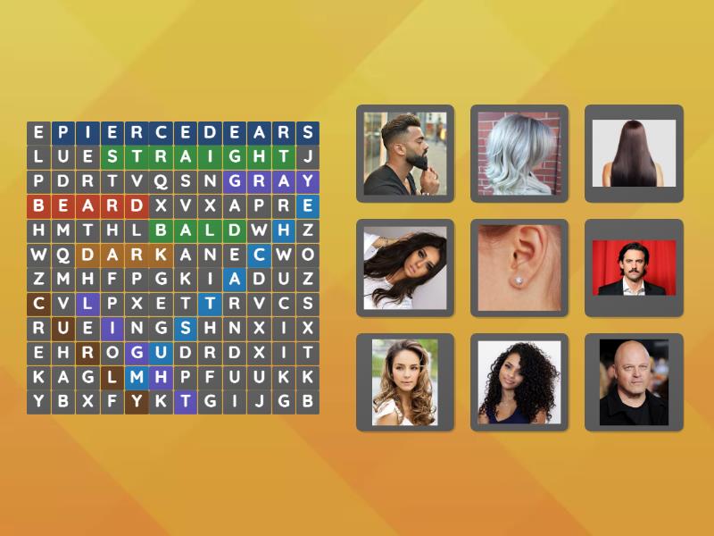 Describing Appearance - Wordsearch