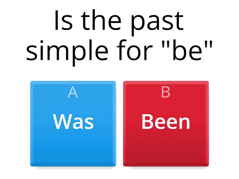 Wordwall Past Simple