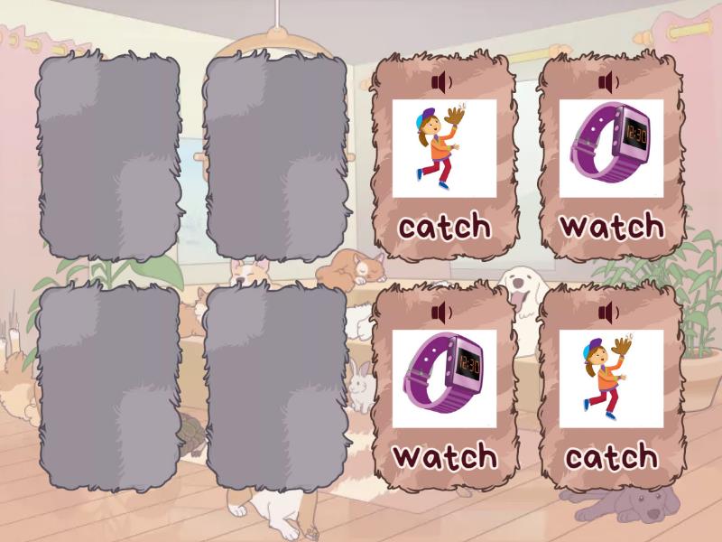 Oxford Phonics 4, Unit 4 ch,tch - Matching pairs