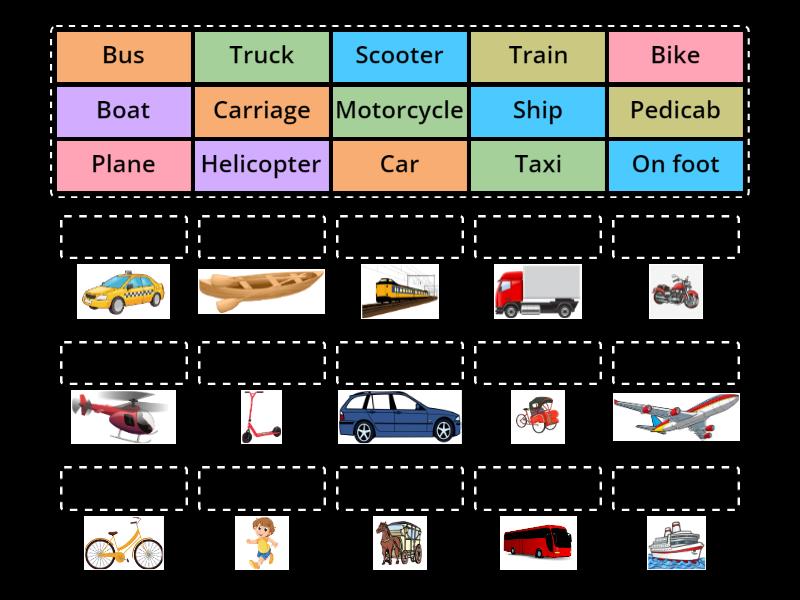 Transportation - Match up