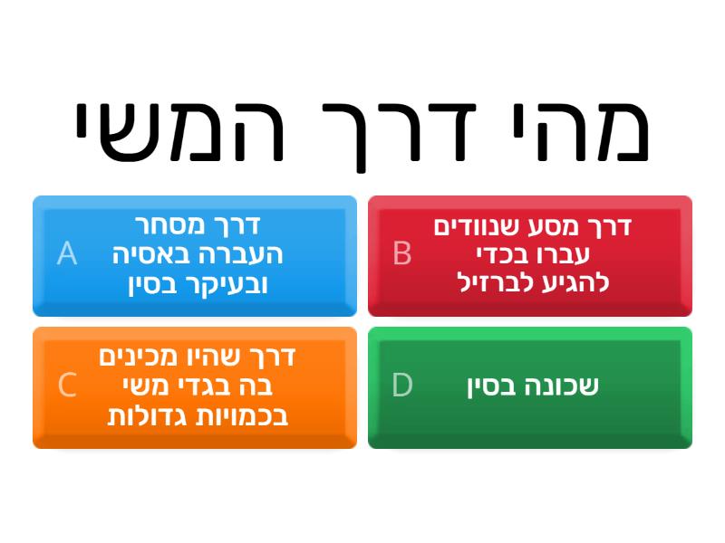 מרקו פולו - Quiz
