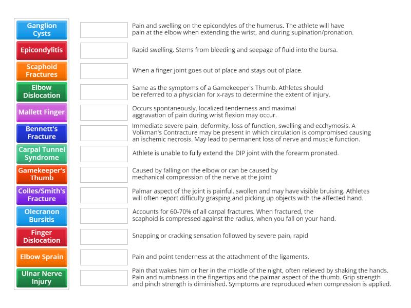 Sports Medicine matching - Une las parejas