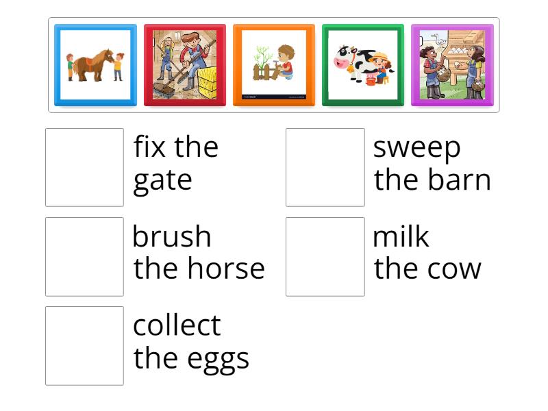 Fun on the Farm - Match up