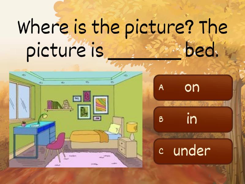 Preposition (Word grammar) - Quiz