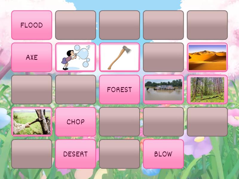 AMRITA AND THE TREES MEMORY GAME - Matching pairs