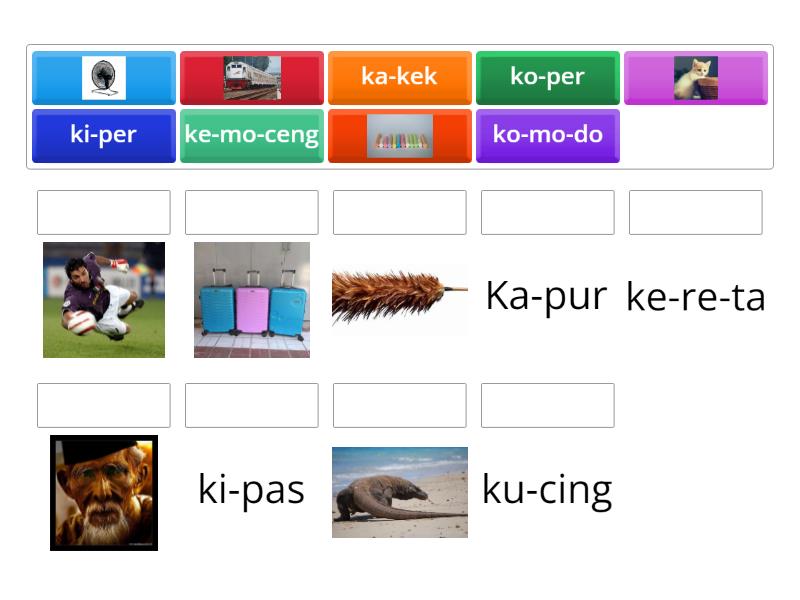 Mencocok Gambar Kelompok 1-3 - Match up