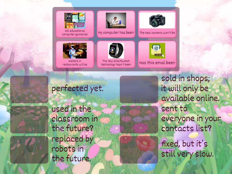 future simple passive / present perfect passive - Match up