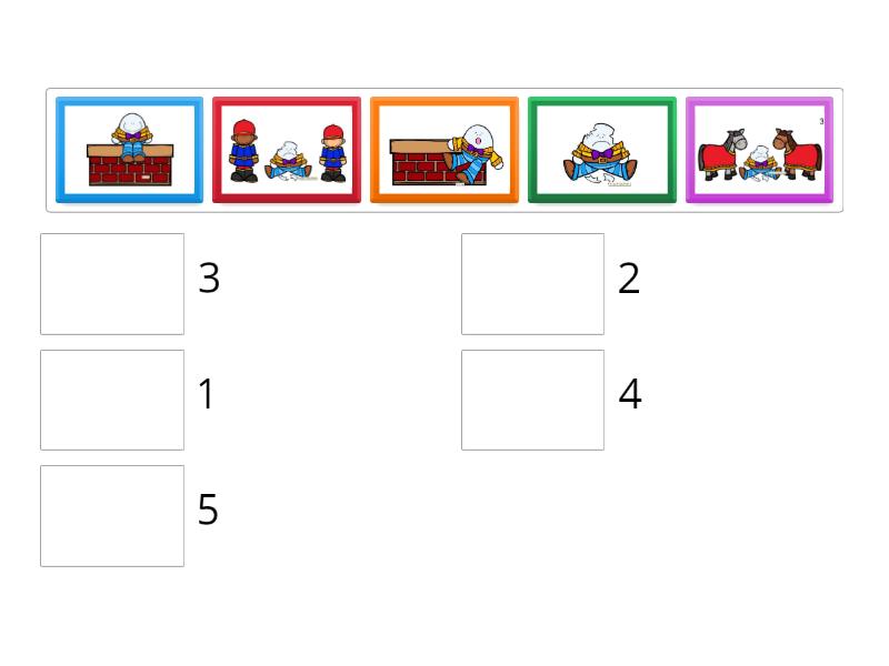 Humpty Dumpty- Sequencing - Match up