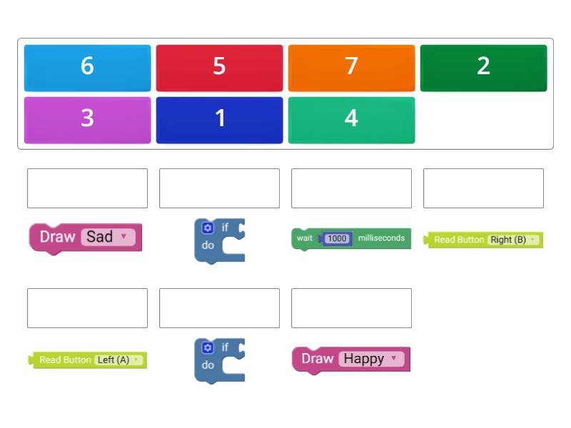 Happy and Sad Face Code - Match up