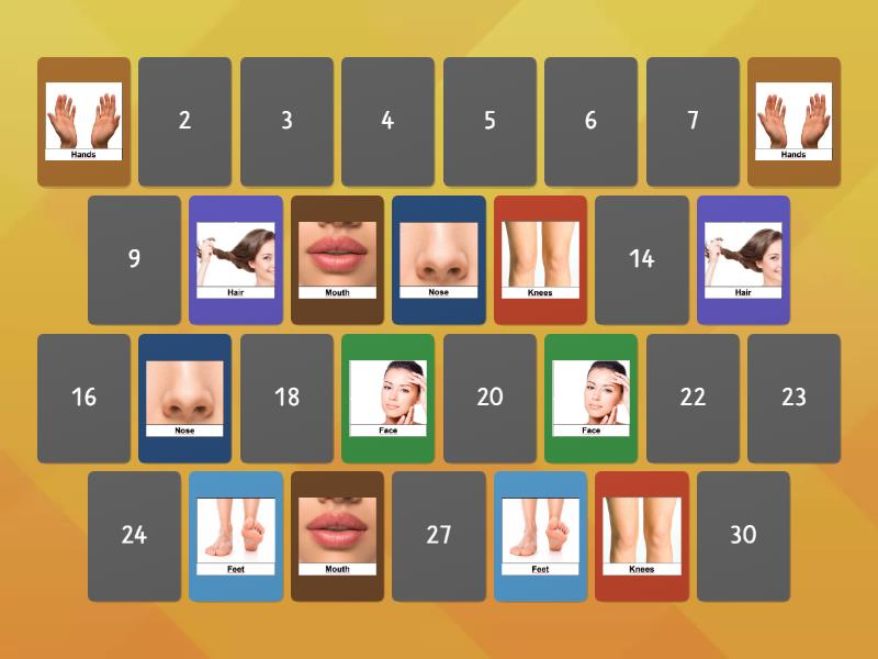 MEMORY GAME BODY - Parejas