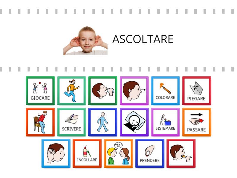 ASSOCIA SIMBOLI PECS E AZIONI - Find the match