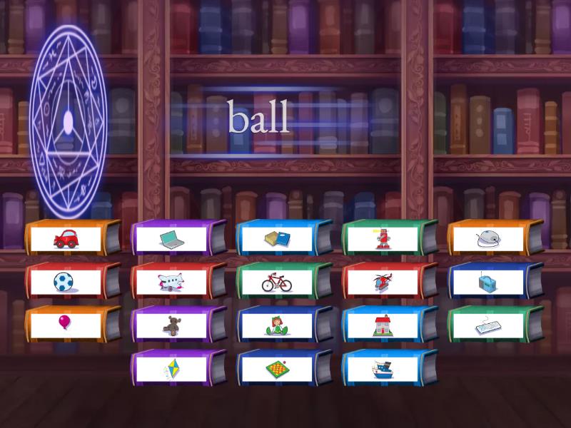 Power Up 1. Unit 5. Toys 1-2 - Find the match