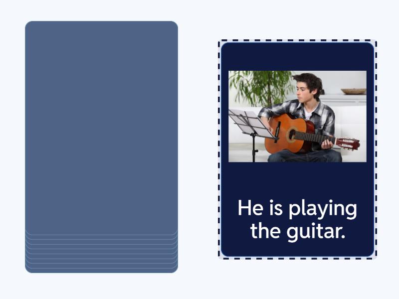 Present Continious - Speaking cards