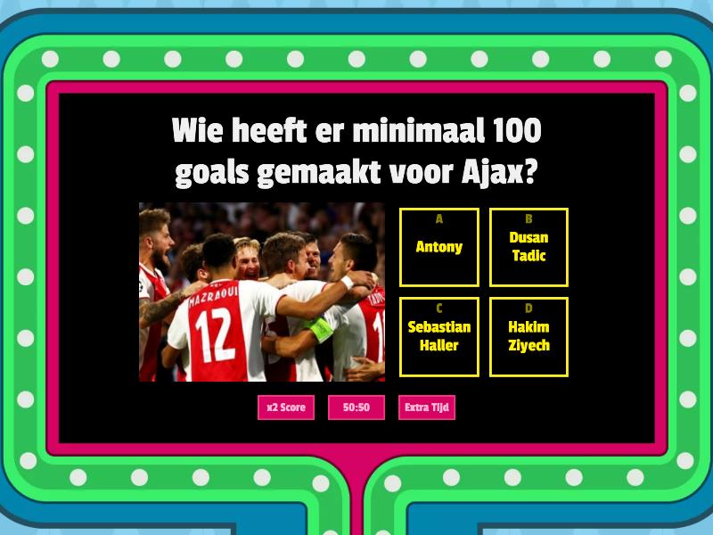 De Ajax Quiz - Gameshow quiz De Ajax Quiz - Gameshow quiz