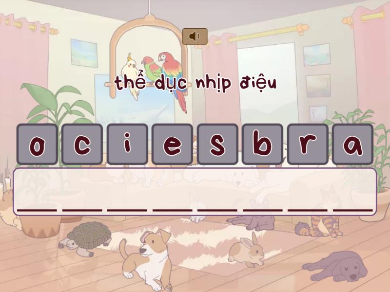 E6-U8 - Vocabulary - Anagram