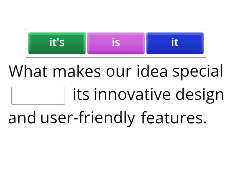 SO B2 U5.4 FL Presenting ideas - Missing word