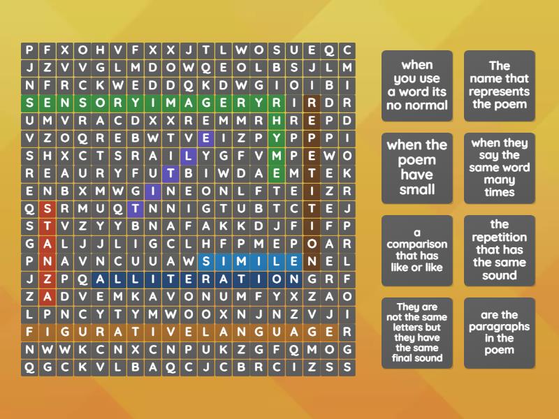 juego raro - Sopa de letras