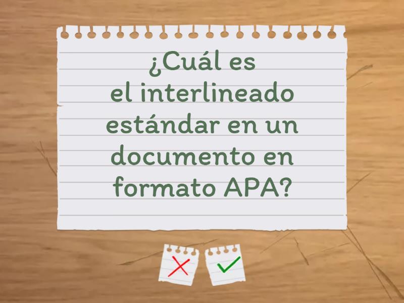 Formato Apa - Flash cards