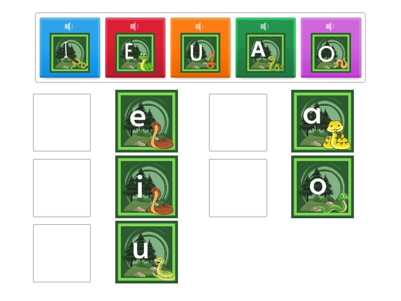 Snakes and letters - Match up