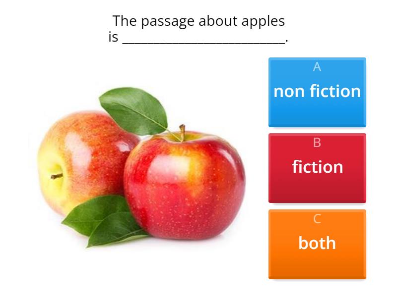 Reading Comprehension - Apples - Quiz
