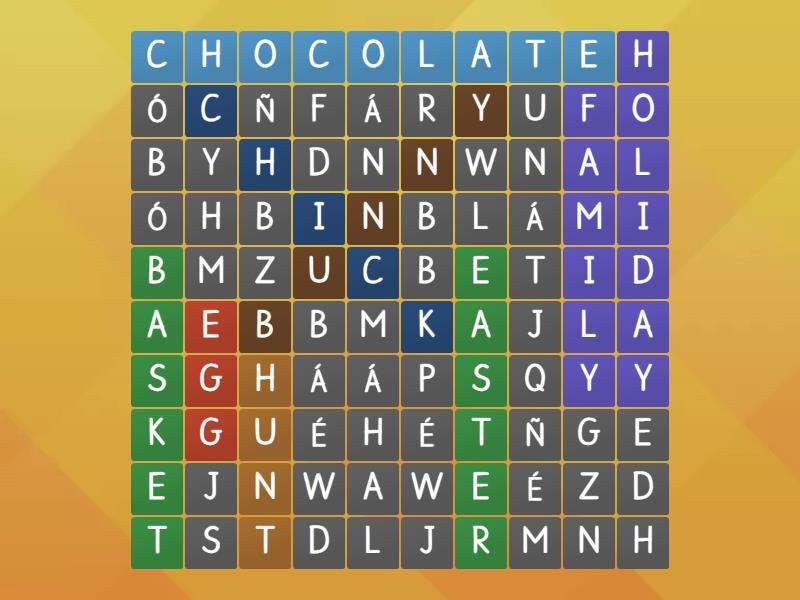 EASTER WORD SEARCH - Sopa de letras