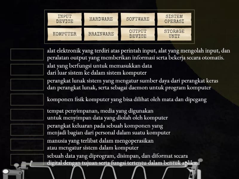 pengertian istilah dalam sistem komputer - Match up