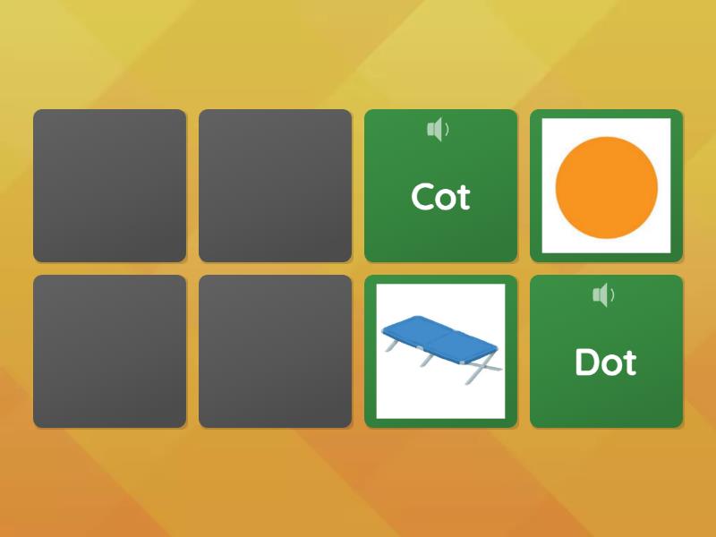 Oxford Phonics o-ot-op - Matching pairs