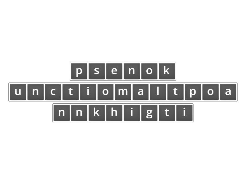 informatika games - Anagram