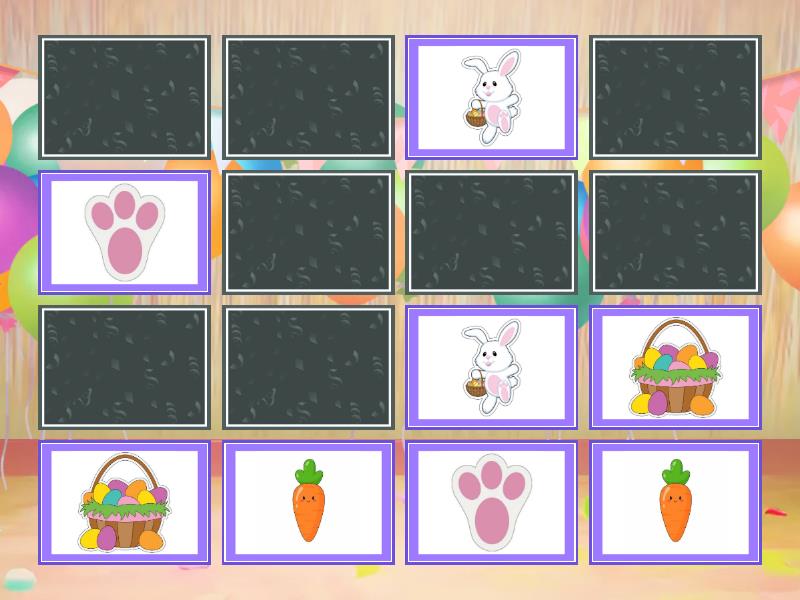 MEMORAMA DE PASCUA - Matching pairs