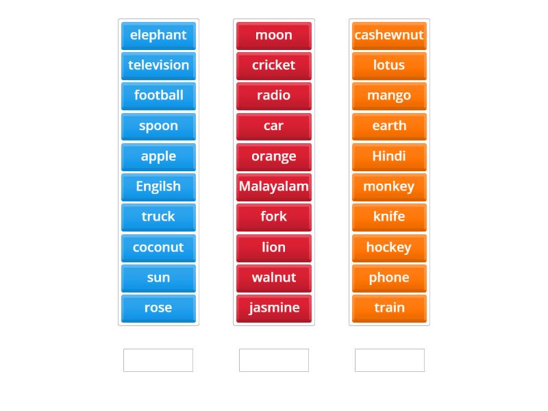 various items - Make sets