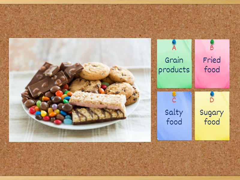 4B Unit 4 Food groups - Quiz