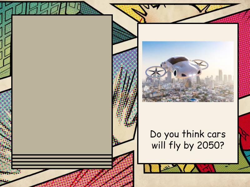 Future: Plans and predictions (will - be going to) - Speaking cards
