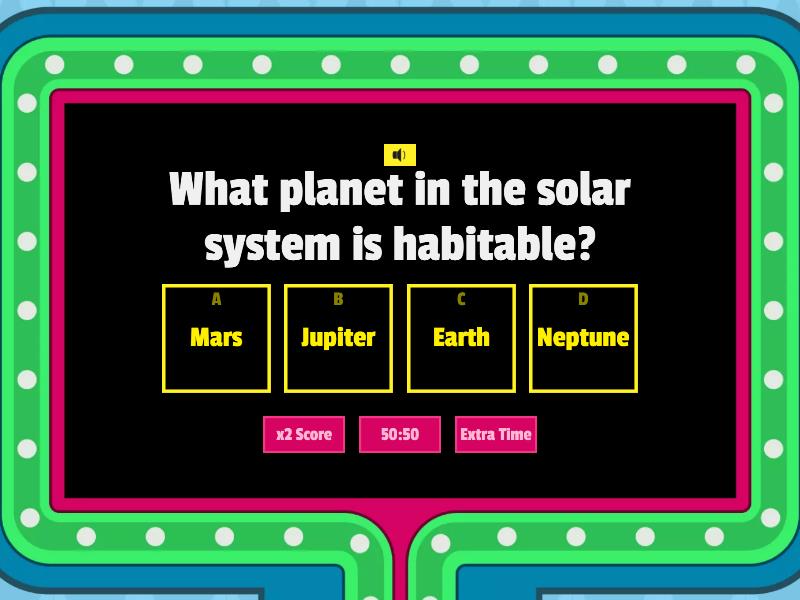 Solar System Quiz - Gameshow quiz