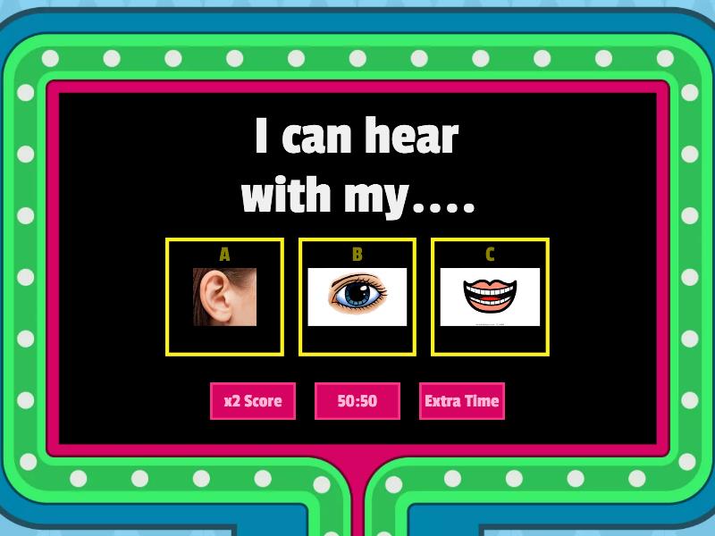 5 senses game - Gameshow quiz