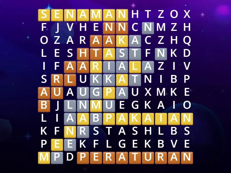 Kuiz Ejaan - Wordsearch